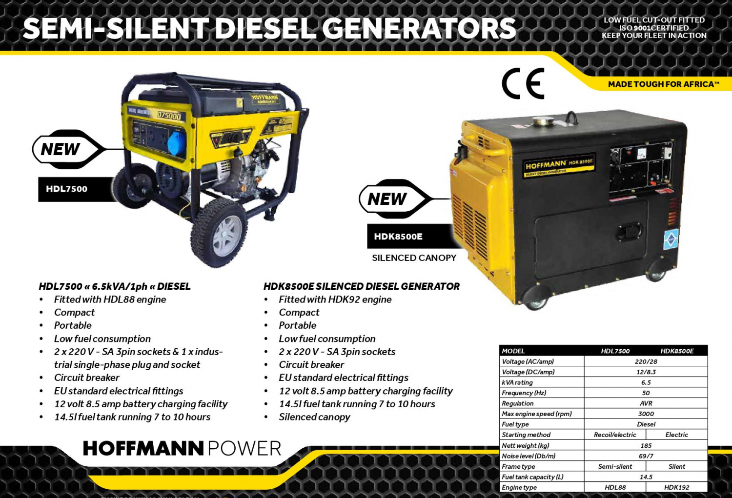 Semi-Silent Diesel Generators - Makenda Sales